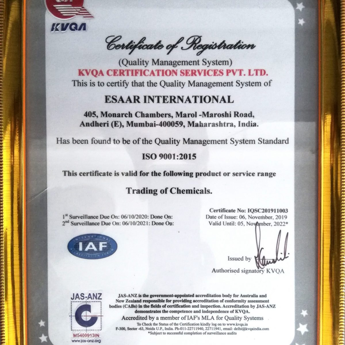 About Us | Esaar International Pvt. Ltd.